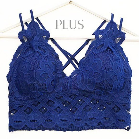 Blush & Belle | Intimates & Sleepwear | Eden Plus Blue Depths Floral ...